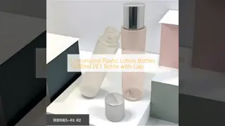 Custom Lotion Bottles 70 80ml PET With Pump