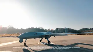 TS300D is a large pod featuring a two-axis, four-frame gyro-stabilized platform.