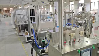 Desktop pre-filled filling machine