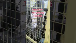 How are fatigue tests conducted on air springs?