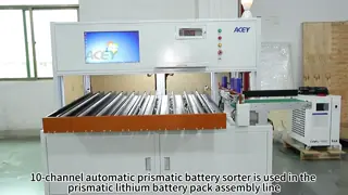 10 Channels Prismatic Battery Sorting Machine