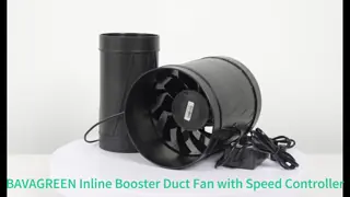 China 100mm Inline Booster Duct Fan Speed Adjustable Ventilation Exhaust Pipe Fan for Grow Tent, Kitchen Heating Cooling for sale