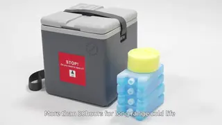 Small Portable Medical Cooler Box for Medicine Designed to Preserve Medicine Integrity During Transport and Storage