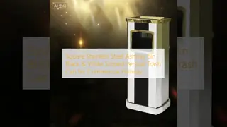 Dual Size Trash Can Commercial Home