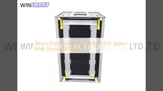 China 10mm Pitch Esd Magazine Rack Pcb System With Storing 50 Boards for sale