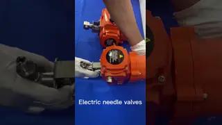Electric needle regulating valve