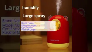 Nano Mist Humidifier 300ml USB Night Light
