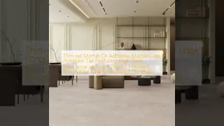 Marble Look Tile: Stain Proof & Durable