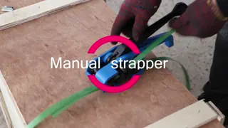 B318 Hand PET PP Cord Strap Tensioner, baling strap polyester strapping