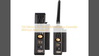 China 150 Meters 3G SDI HDMI Wireless Extender Without Any Latency for sale