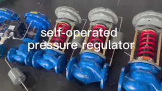 China SONGO Self-operated Pressure Control Valve Automatic Adjustment Pressure Regulating Flange Globe Valve for sale