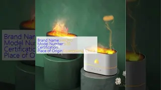 Flame Aroma Humidifier 320ml Timer Office