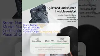 Mini Folding Fan Cools Office Sleep Bedroom