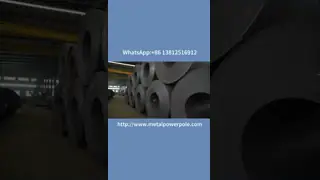 Steel Coil Cutting#steel pole#Steel Coil Shearing#Cutting Process#Metal Cutting#Power Equipment