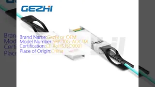 China SFP-10G-AOC 1M Compatible 10G SFP+ Active Optical Cable for sale