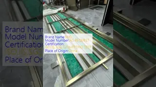 Modern Steel Room Divider Luxury Privacy Screen