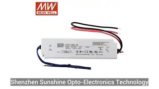 China Bulk Meanwell Single Output LED Power Supply Waterproof LED Driver for sale