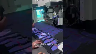 IB1606 Dual Heads Cutting Machine | Multi-Layer Cutting for Footwear Factories