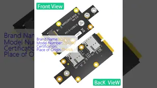 China Mini PCI-E  to NGFF M.2 B-Key Adapter with Dual NANO SIM Card Slot 3G/4G/5G WWAN Module in Stock for sale