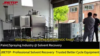 Coatings and Paint Exhibition -- JBETEP Solvent Recovery Machine