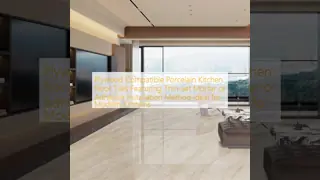 Marble Porcelain Tile: Kitchen Floor Upgrade