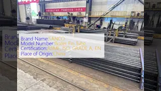 Boiler H Finned Tube Heat Exchanger Efficiency