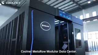 China Single Row Cold Aisle Containment Integrated Data Center Module for sale