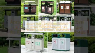 Custom Stainless Steel Bins For Parks