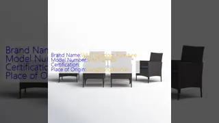 Outdoor Dining Set for Hotels Resorts