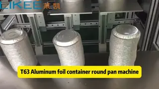 63ton aluminum foil container making machine
