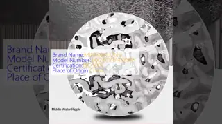 Silver Mirror Ripple Steel Panels
