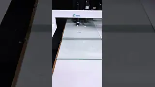 6mm green glass laser cutting for irregular shapes