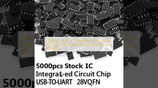 China 5000pcs Stock IC Integrated Circuit Chip USB-TO-UART BRIDGE 28VQFN for and Efficiency for sale
