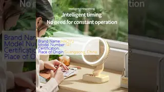 2000mAh Mini Fan Portable Desk Fan Rechargeable