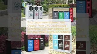 240L Outdoor Trash Can with Lid
