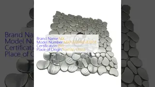China Mixed Media Mosaic: Stainless Steel, Stone, and Metal Combination for sale
