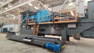 China Quartz Dolomite Mobile Impact 550TPH Stone Crusher Machine for sale