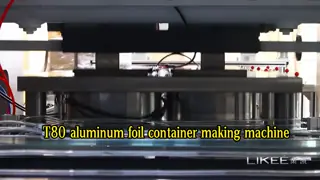 T80 ALuminum foil container making machine factory
