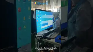iboard testing interactive flat panel