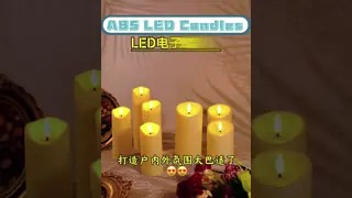 China Electric LED Flameless Tealight Candles Flickering Plastic Pillar Candles Cordless For Home Decoration for sale