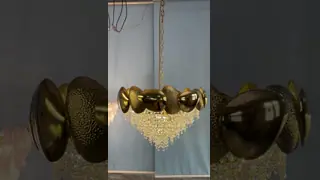 Modern LED Custom Chandelier Staircase Light
