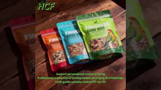Pet food packaging bag