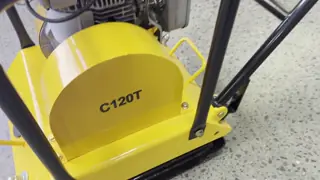 GZD120 Heavy-Duty Plate Compactor - High-Efficiency Soil and Asphalt Compaction Equipment