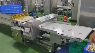 Food Grade Conveyor Belt automatic rejection Metal Detector machine with CE
