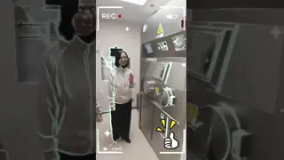 I-131 hot cell with lead equivalent shielding