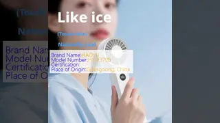 China High Speed Spray Cooling Folding Mini Hand Fan With 100 Wind Speed Outdoor Use for sale