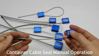 Secure Your Shipments Laser Printed Aluminum Seals