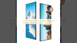 1500 Nits High Brightness LCD Digital Signage