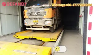 Customized Electrical Transfer Trolley on Rail,50T Mobile Reel Transfer Cart