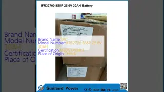 China IFR32700 8S5P 25.6V 30AH Battery Used For Robot Logistics Autonomous Mobile Robots Automated Guided Vehicles Automated forklift battery replacement systems Batteries for sale